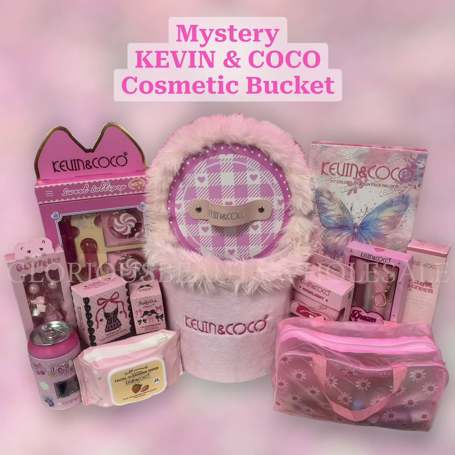 Mystery K&C Cosmetic Bucket – Glorious Beauty & Wholesale