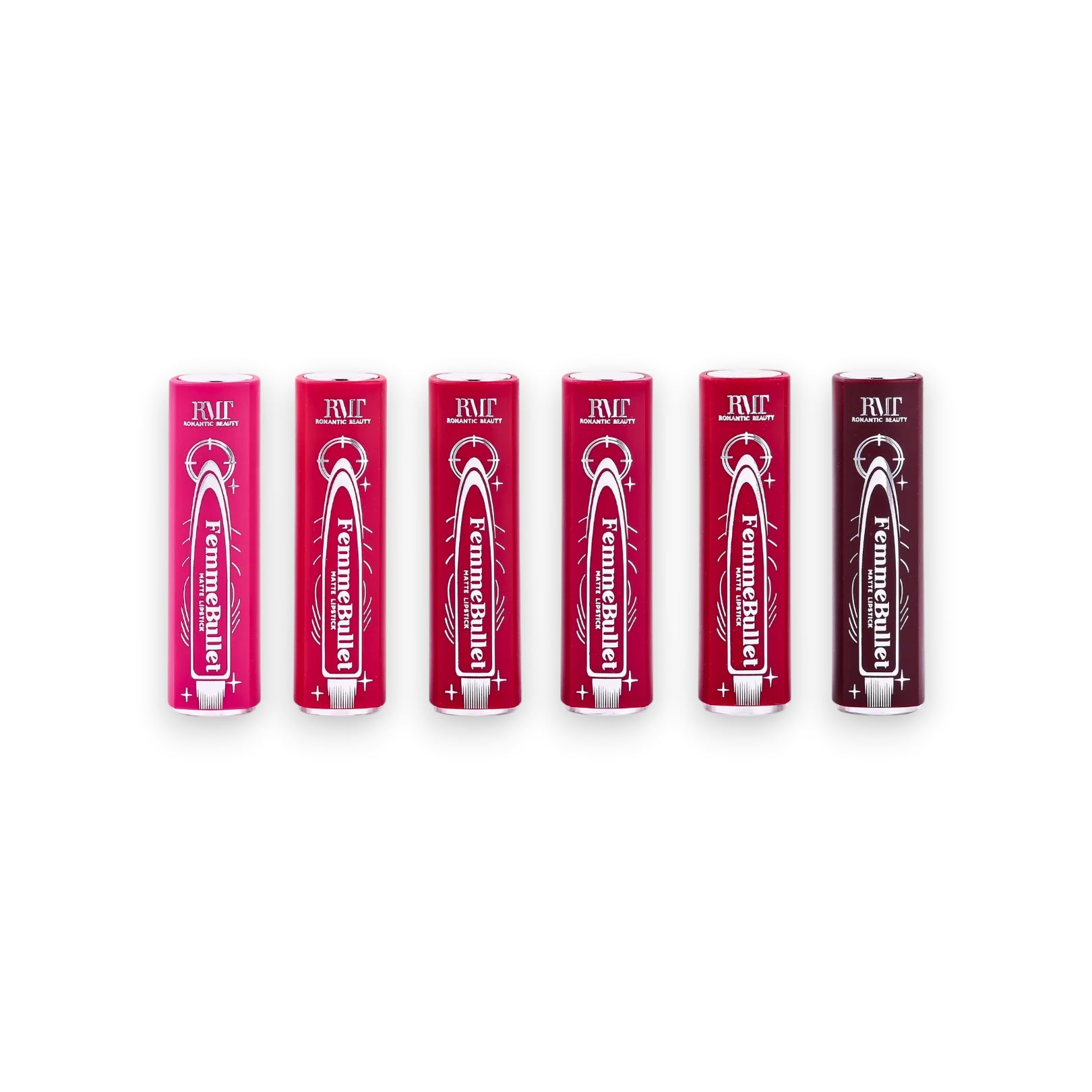 Femme Bullet Matte Lipstick - Reds (24pc x 1 pack) – Glorious Beauty ...